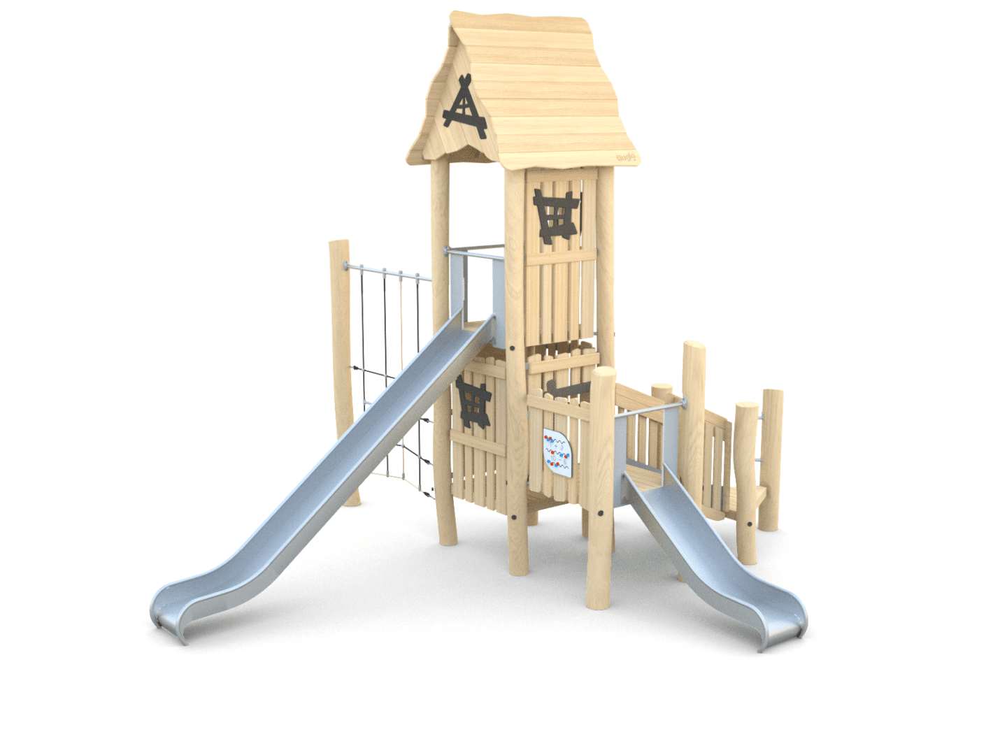 Stort lekeapparat i Robinia Art. R8173 - Hjem - Norsk Lek og Park