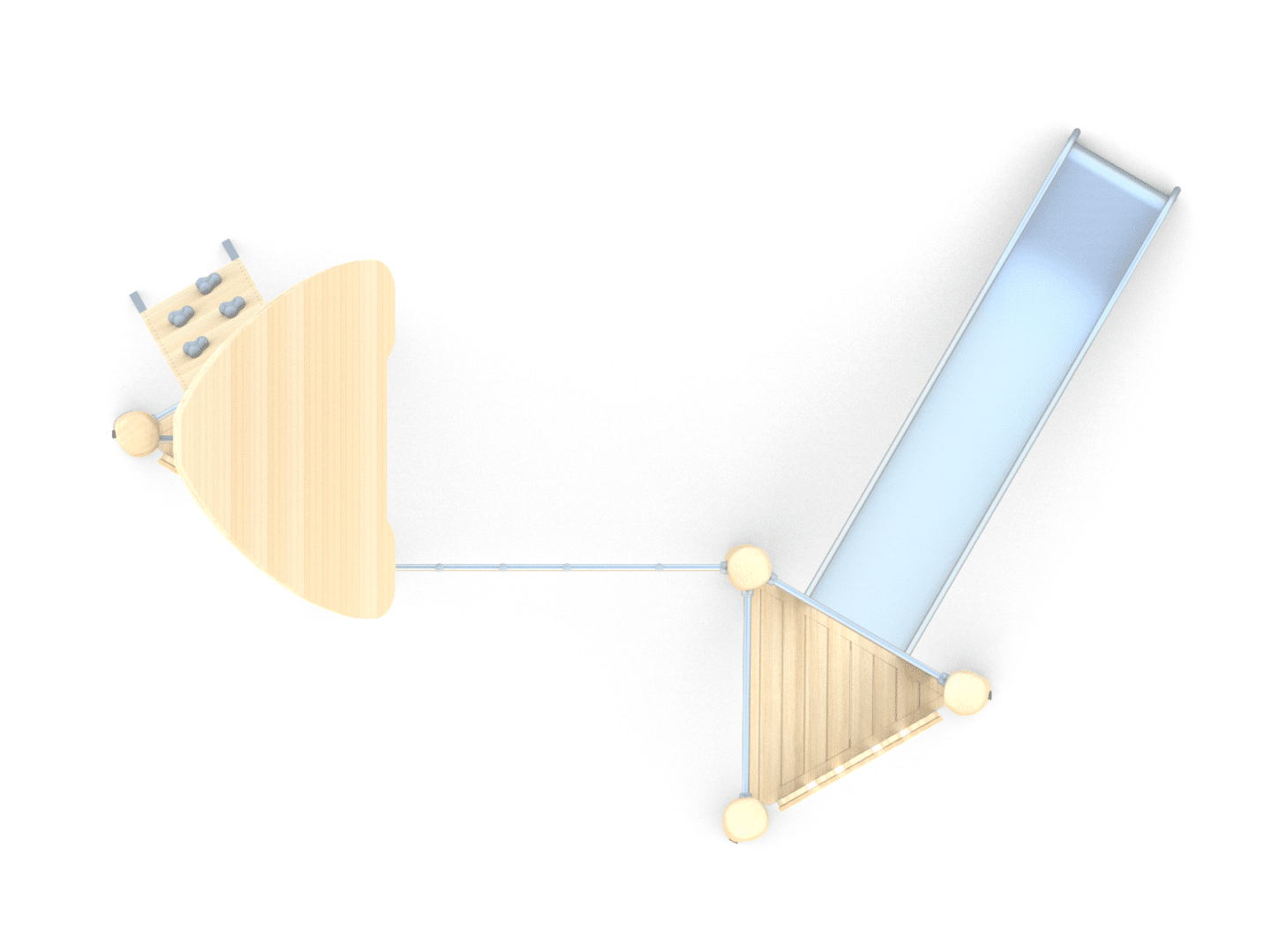 Kombinasjonsapparat, lekehus i Robinia Art. R8174